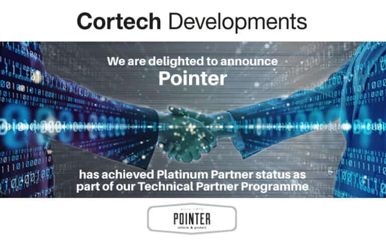 Pointer Join Cortech as a Platinum Technical Partner - Cortech