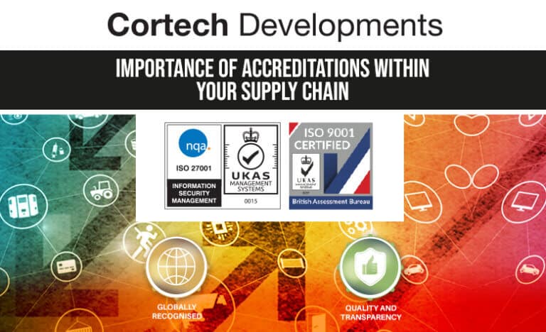 Importance of Accreditations within Your Supply Chain - Cortech