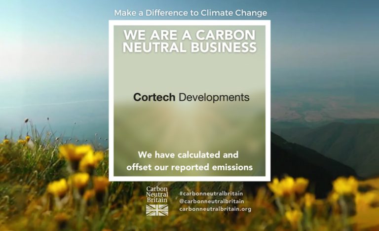 Cortech Achieves Carbon Neutral Status for the 4th Year - Cortech